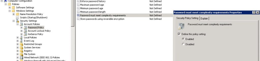 Security Group Policy - Jarno Baselier